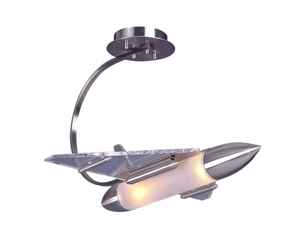 Zoomie Kids Rothrock 2 - Light Jet Plane Chandelier & Reviews - Wayfair ...