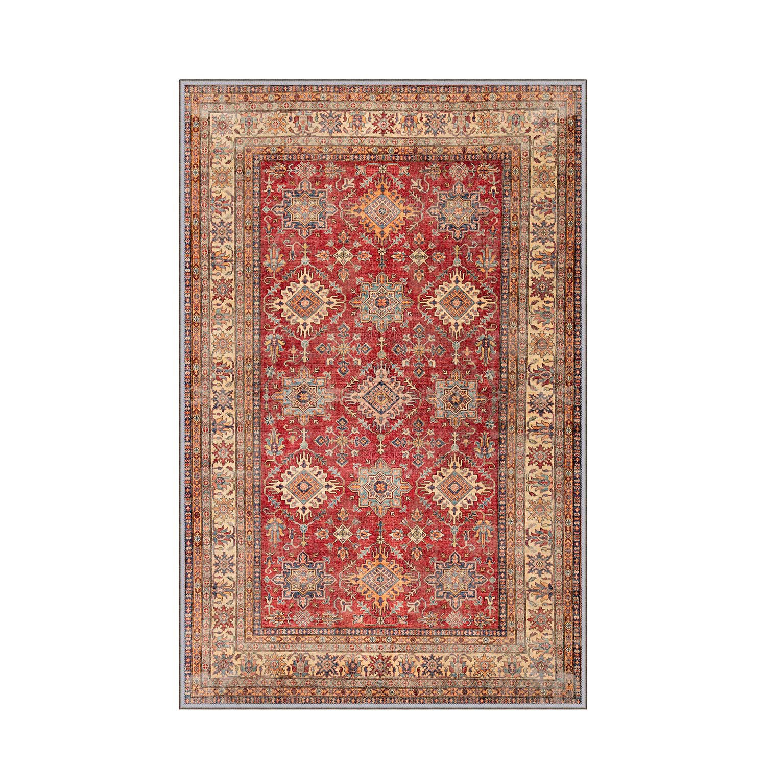 East Urban Home Daubenton Southwestern Brown/Red Area Rug | Wayfair