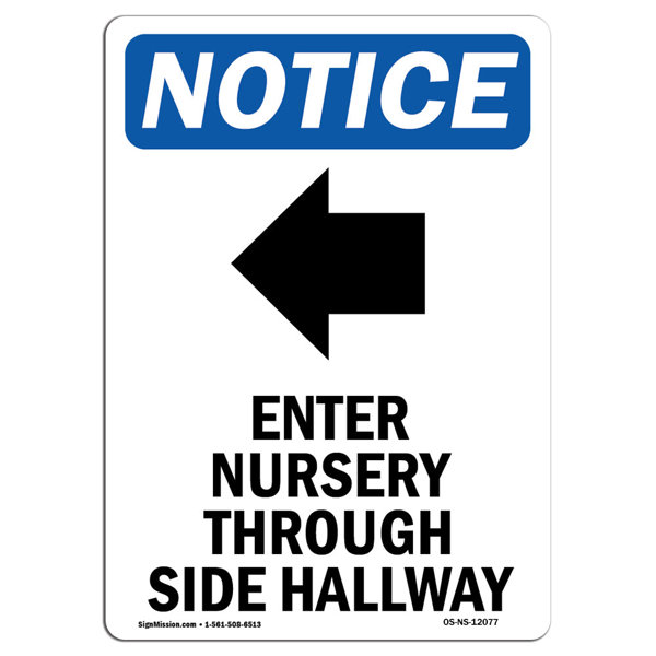 SignMission Enter Nursery Through Sign | Wayfair