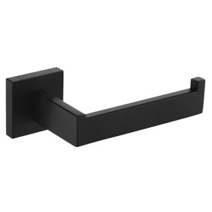 Matte Black Toilet Paper Holders You'll Love | Wayfair