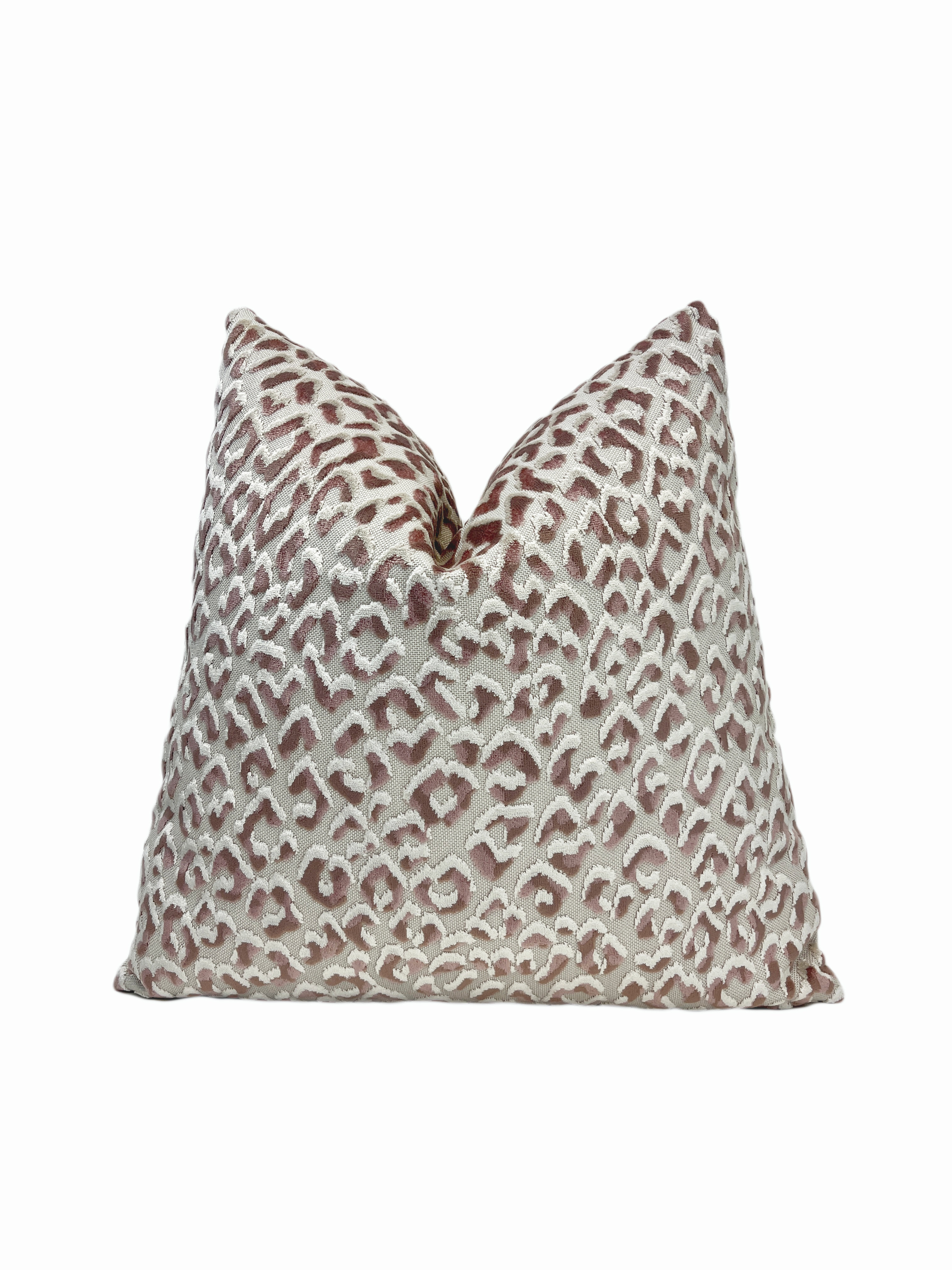 Smithy Home Couture Velvet Leopard Throw Pillow Cover & Reviews | Wayfair