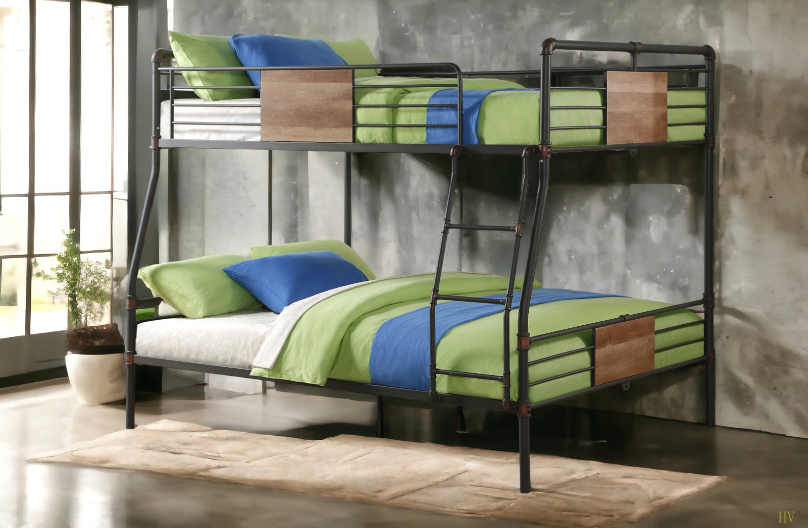 Trent Austin Design® Hand-Brushed Finish Full XL/Queen Bunk Bed | Wayfair