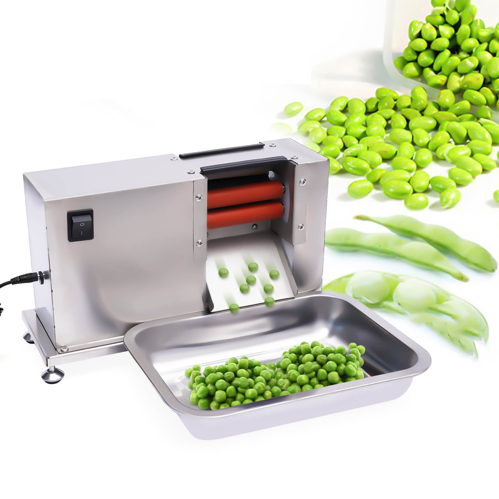 DALELEE Electric Beans Sheller Semi-automatic Peeler Bean Pea Peeling ...