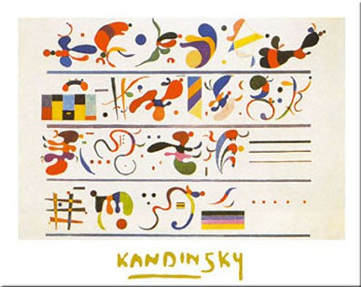 Vault W Artwork Succession by Wassily Kandinsky - Unframed Graphic Art ...
