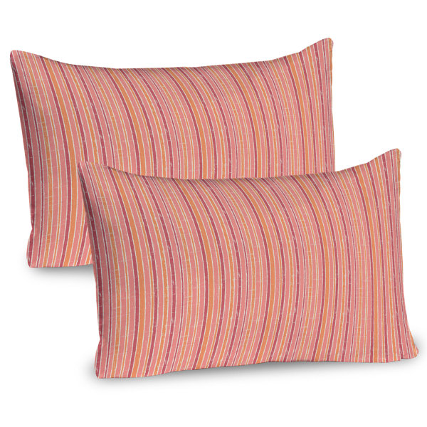Ambesonne Grunge Pillow Sham 2 Pack Murky Pastel Toned Stripes 36"x20 ...