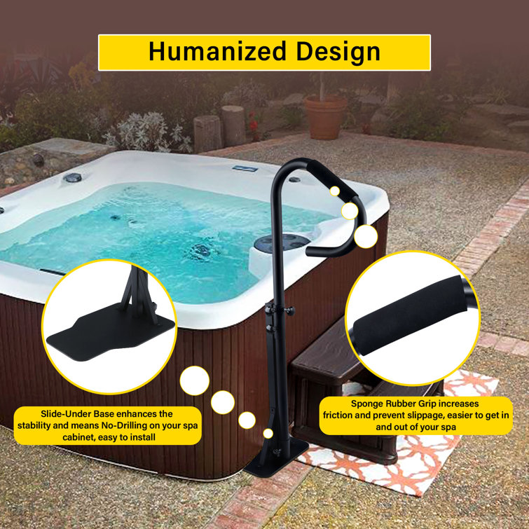 TC-HOMENY Adjustable 60" Slide Spa Hot Tub Hand Rail - Wayfair Canada