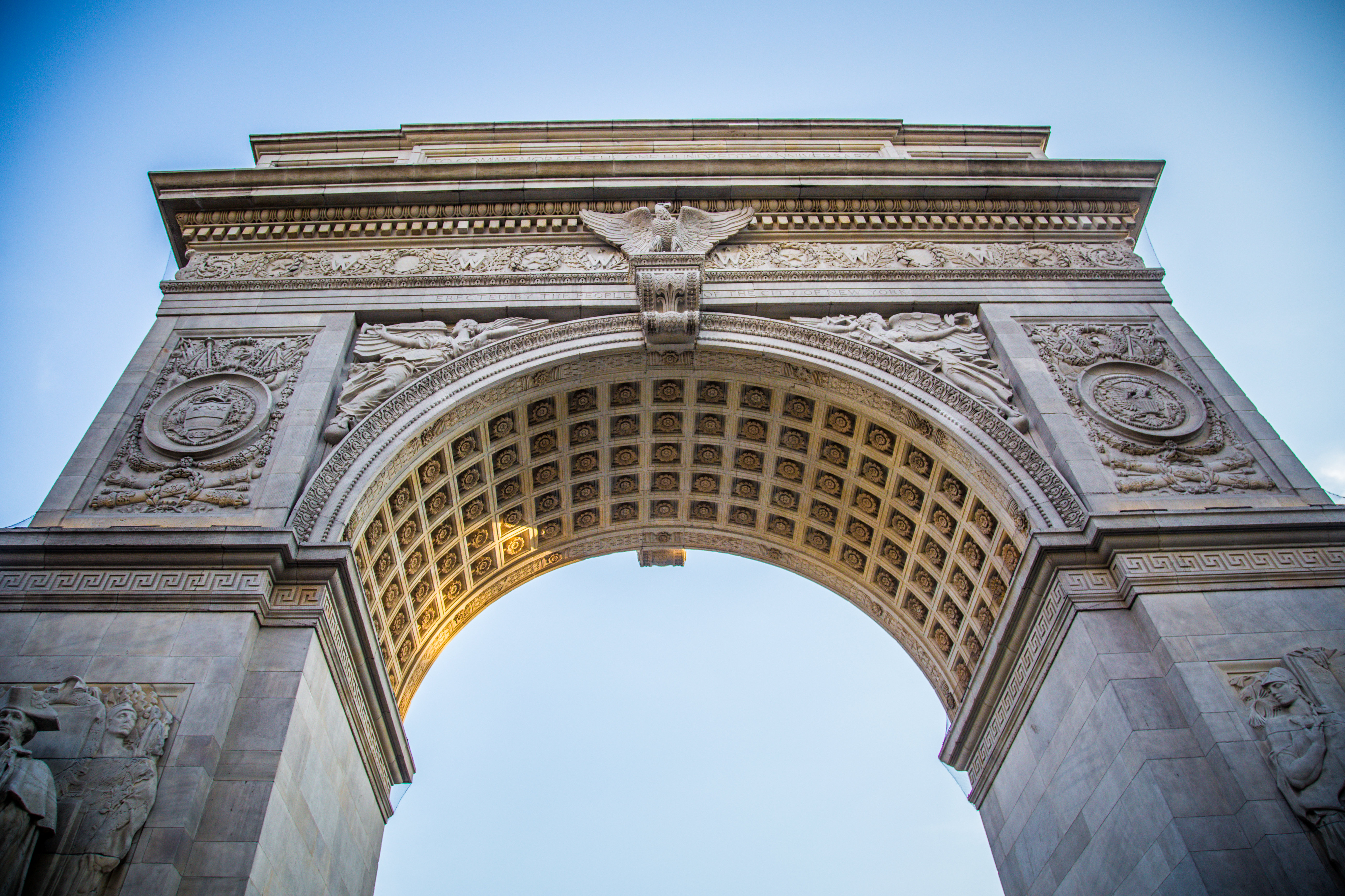 Latitude Run Washington Square Park Arch - Wrapped Canvas Photograph ...