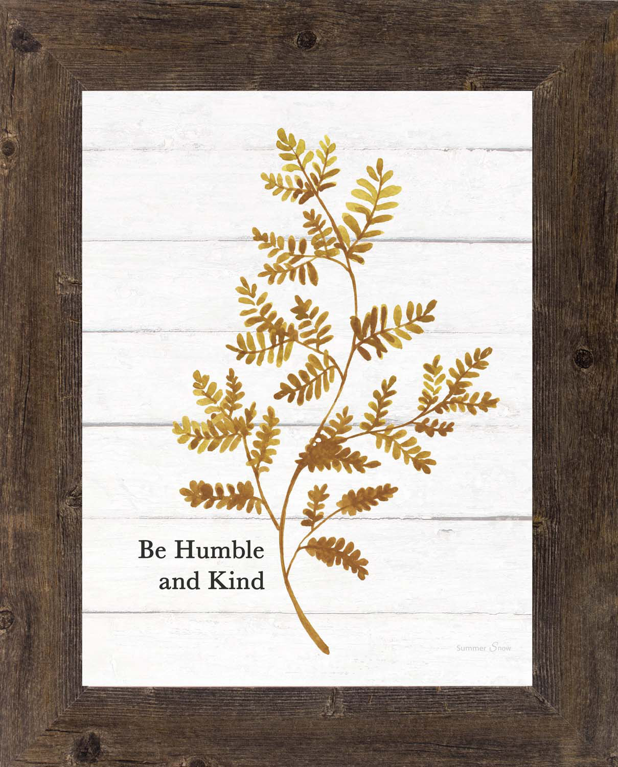 Gracie Oaks Always Be Humble And Kind - Picture Frame Graphic Art on ...