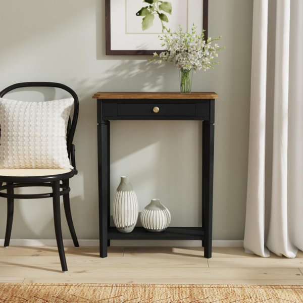 Lark Manor™ Mariyah 2 Tone Console Table With Drawer | Wayfair