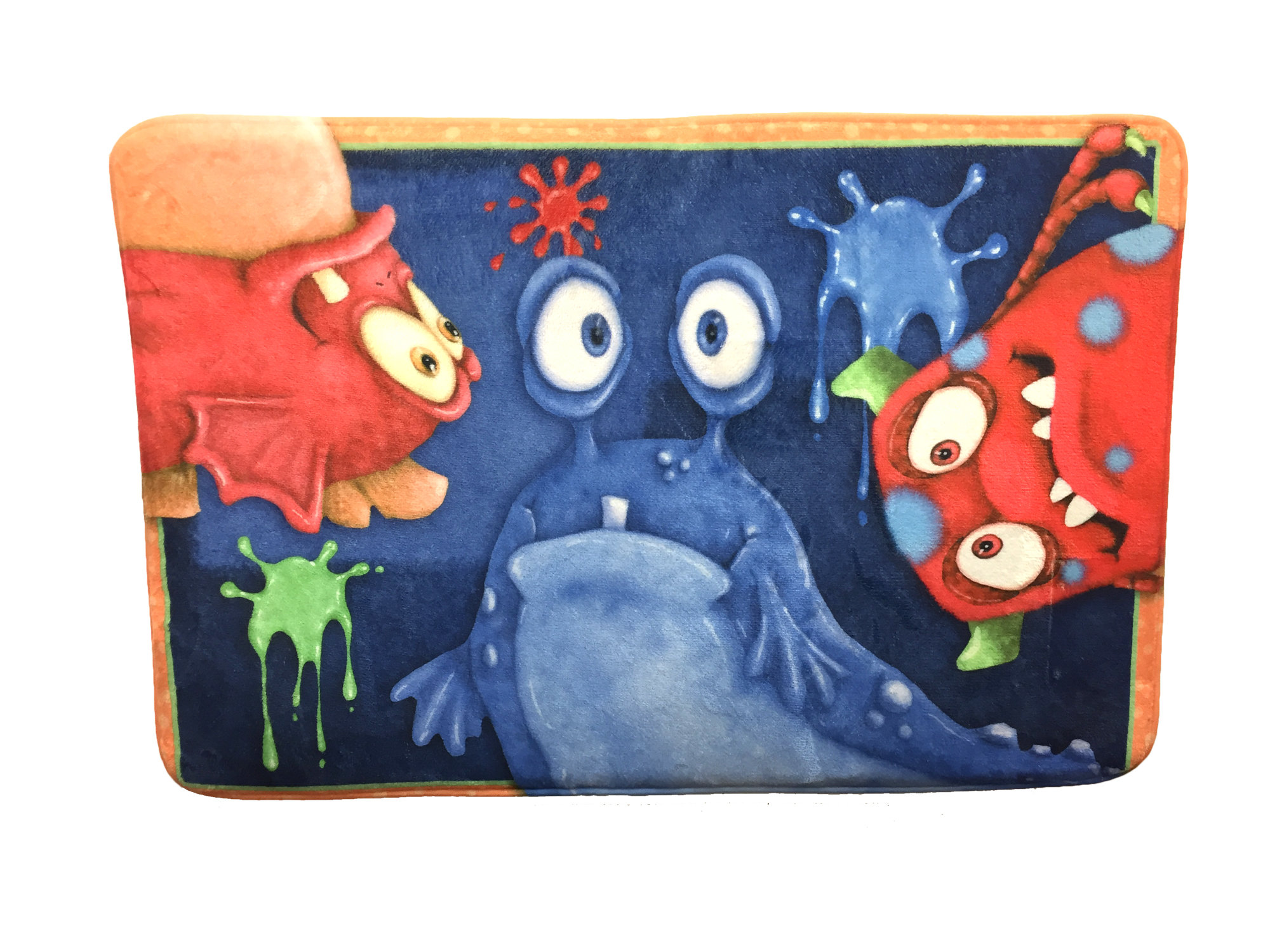 Zoomie Kids Kliebert Monster Splat Bath Rug & Reviews | Wayfair