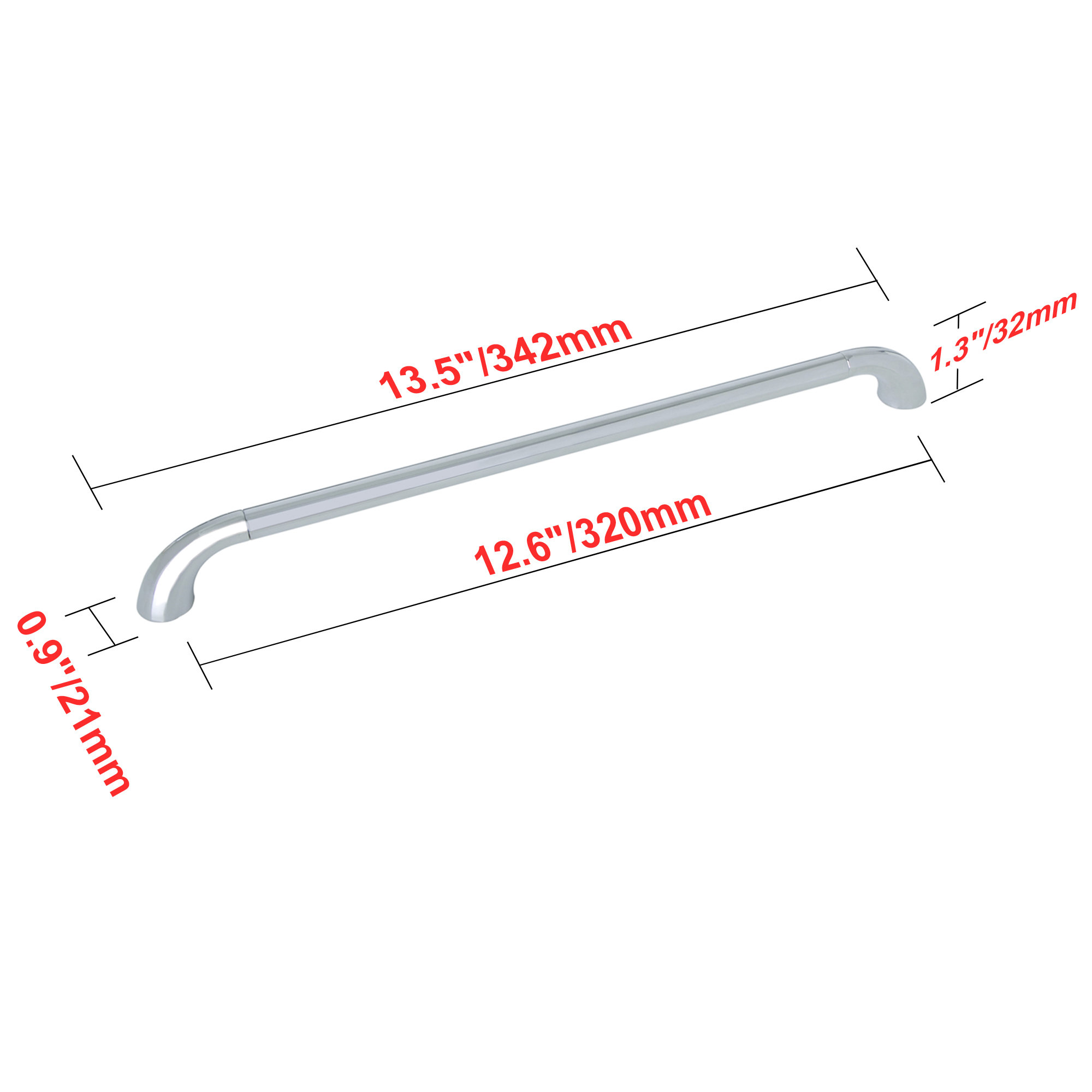 Utopia Alley Tempo Pull Handle - Decorative Cabinet Drop Pull Handles ...