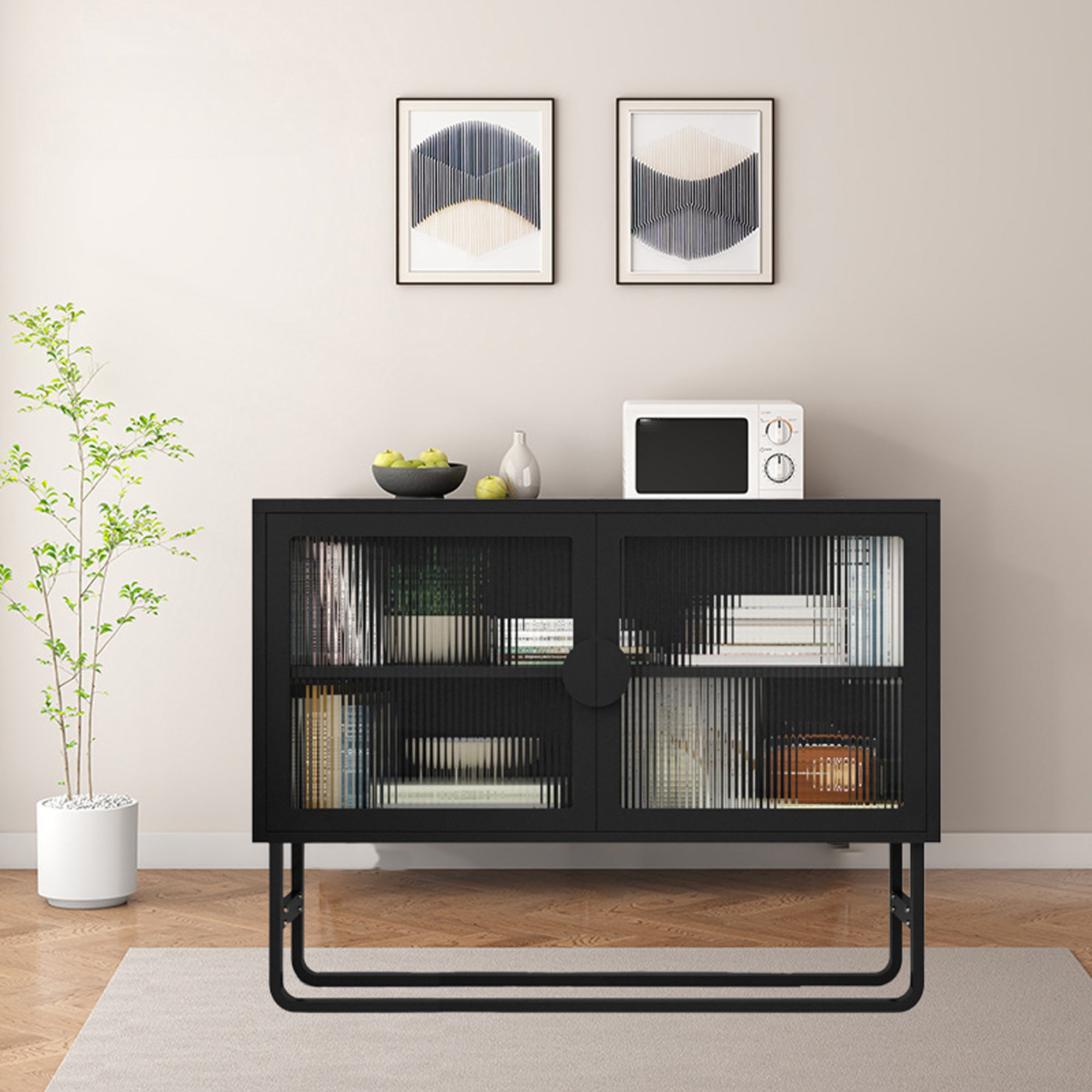 Ebern Designs Colleena 47" Wide Steel Server - Wayfair Canada