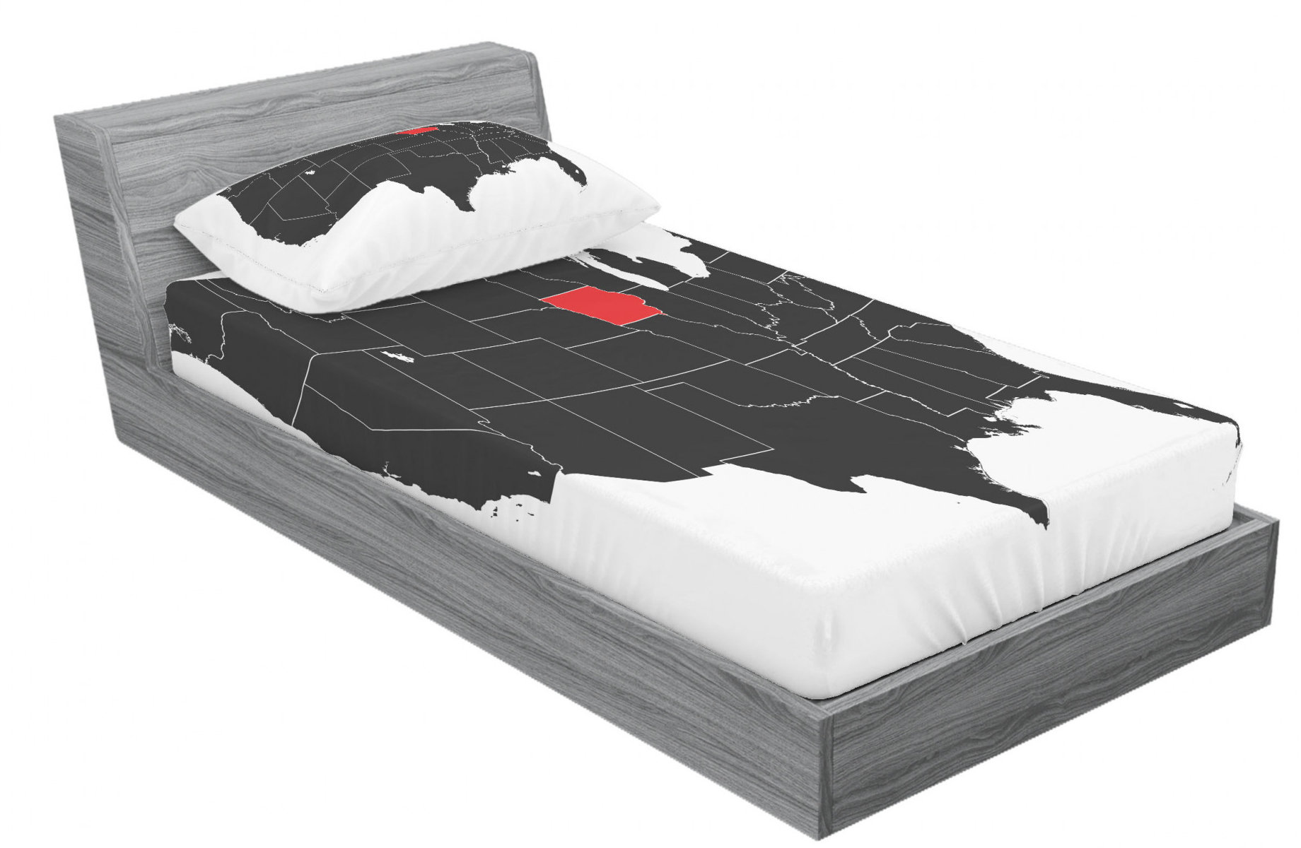 Ambesonne Iowa State Sheet Set | Wayfair