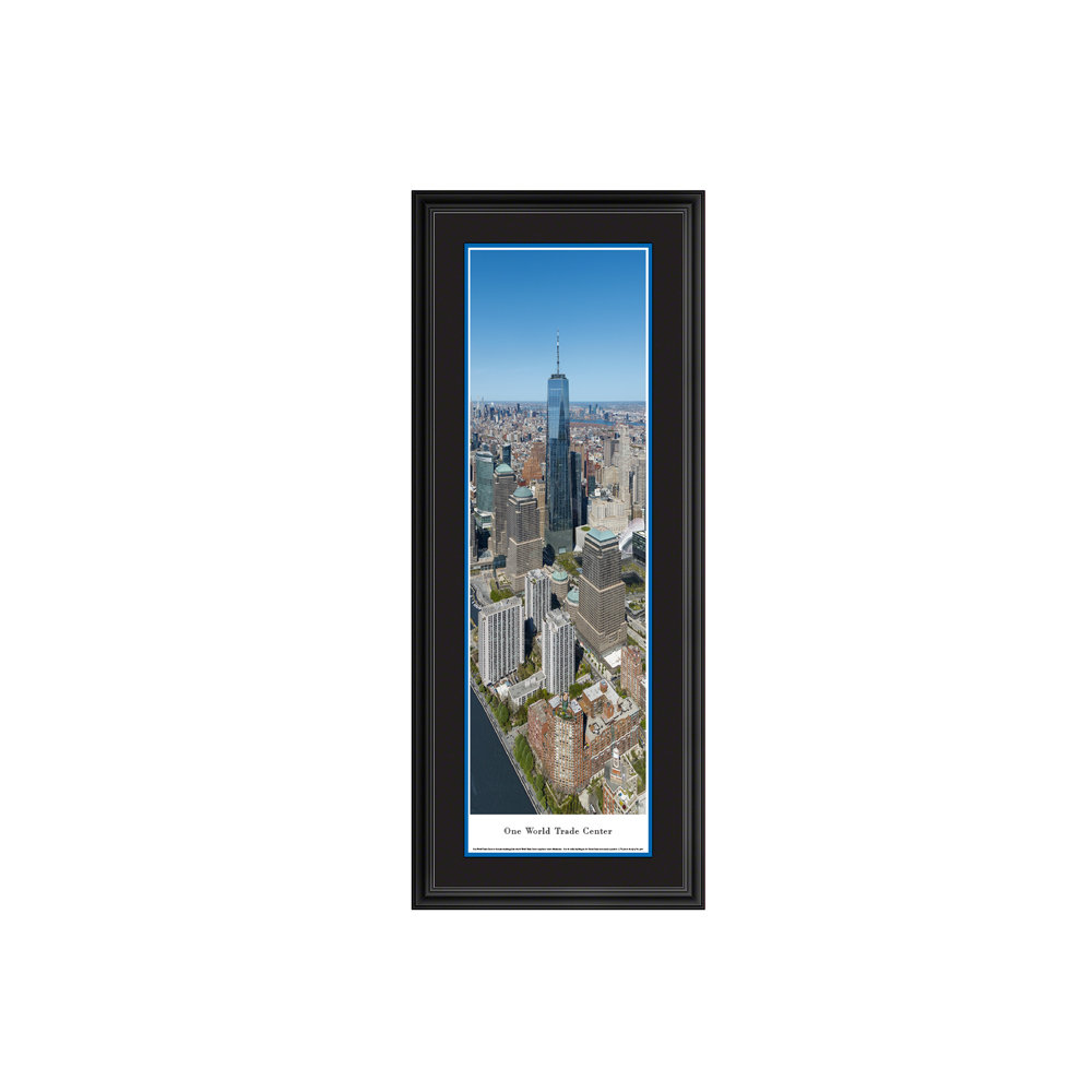 Latitude Run® One World Trade Center Panoramic Print | Wayfair
