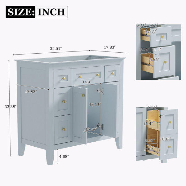 SDKhome Bathroom Vanity Bases without Top Sink | Wayfair