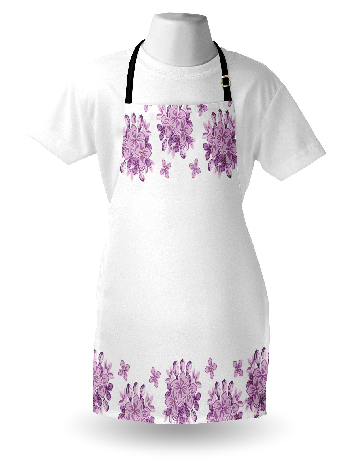 East Urban Home Flowers Apron Unisex, Romantic Lilac Garden, Adult Size ...