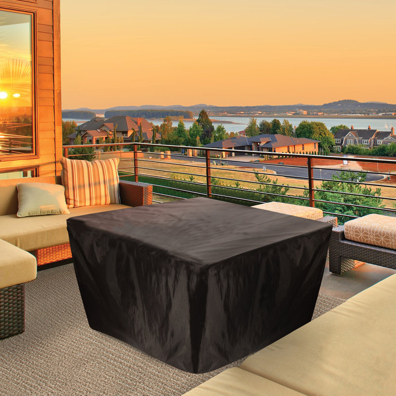 Sunbeam Premium Aluminum Propane/Natural Gas Fire Pit Table & Reviews ...