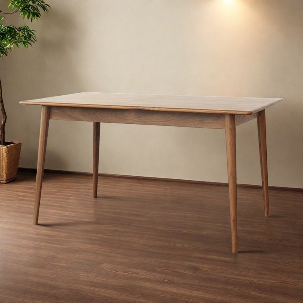 Corrigan Studio White oak modern dining table - Wayfair Canada