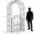Latitude Run® 7 FT Classic Black Garden Arch, With Gate - Wayfair Canada