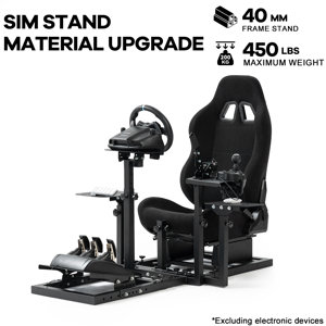 Anman Flight Simulator Bracket Racing Simulator Stand NO Steering Wheel ...