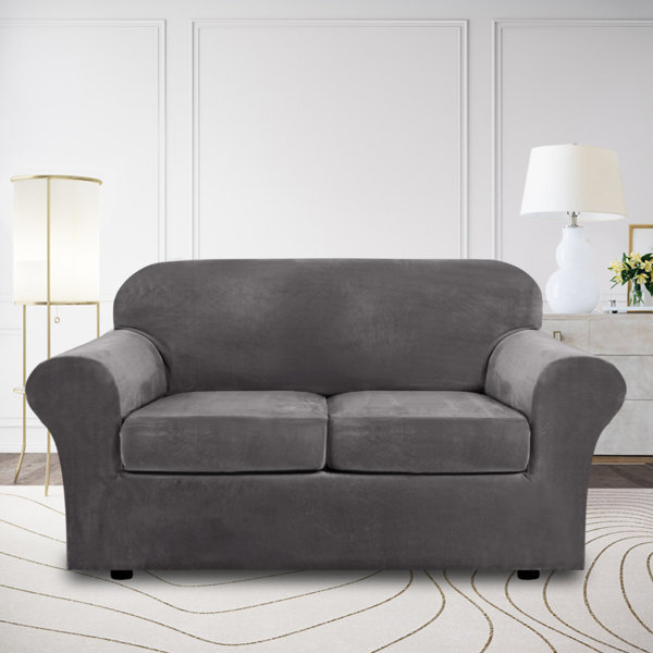 Loveseat Slipcovers You'll Love | Wayfair