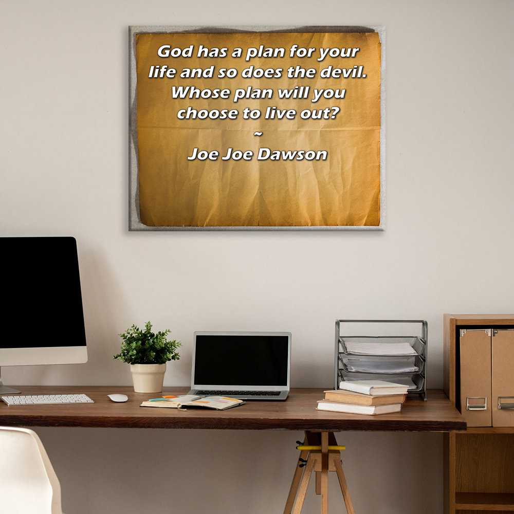 Astoria Grand ArtsyQuotes Gallery Wrapped Canvas By Joe Joe Dawson ...