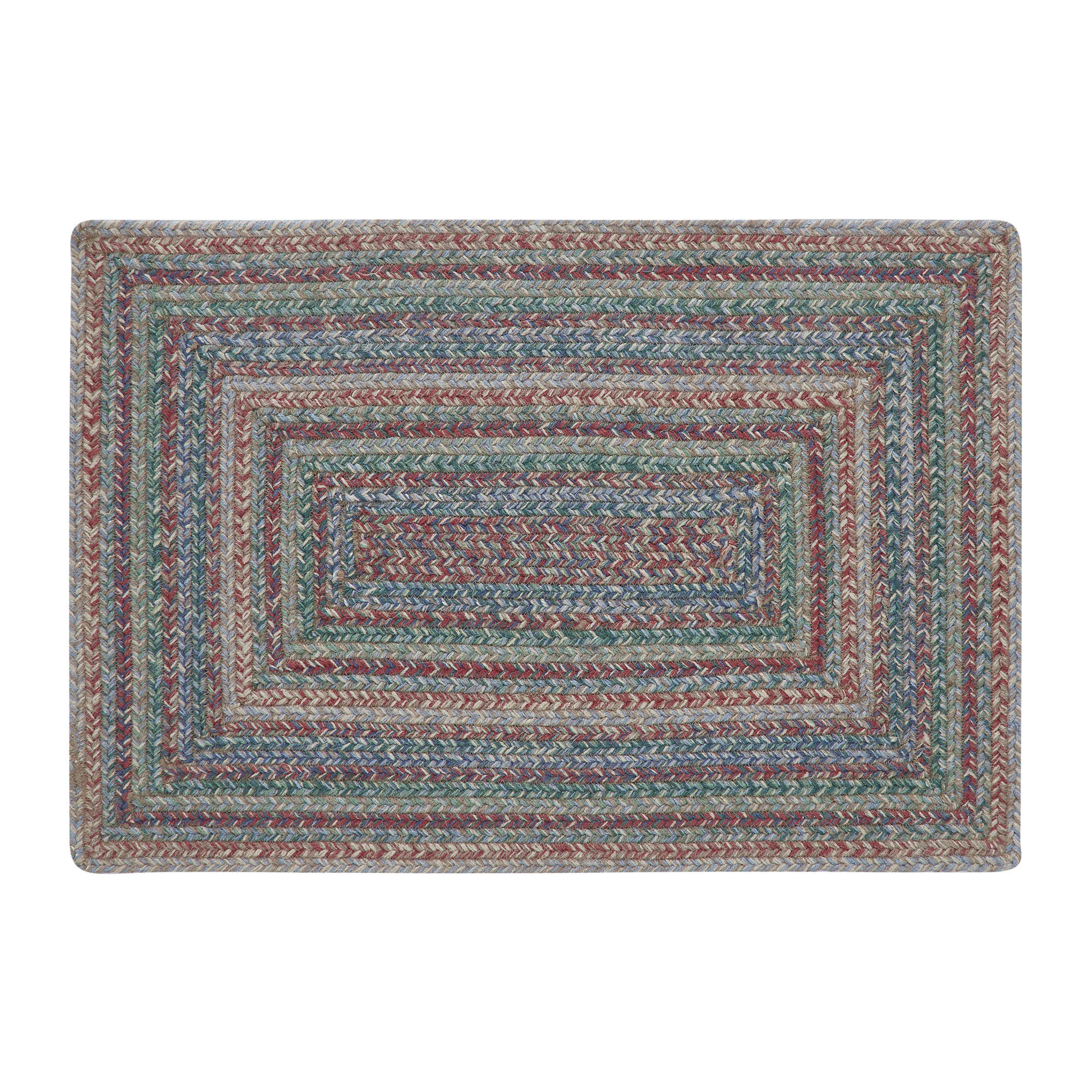 Bungalow Rose Madiana Rectangle Geometric Hand Braided Area Rug in ...