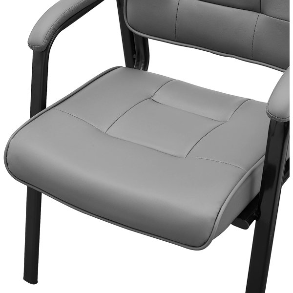 Naomi Home Office Gust Chair ,Faux Leather Seat Waiting Room Chair with ...