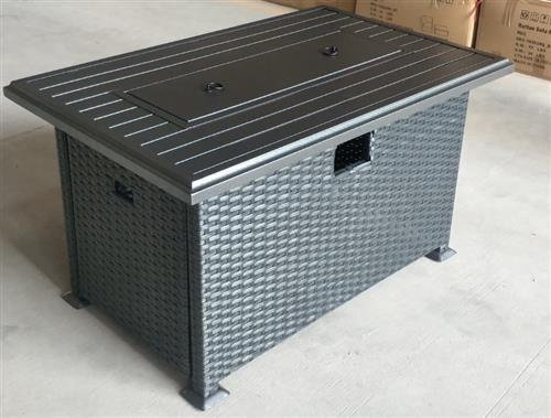 Winston Porter Trevett Steel Wood Burning Fire Pit Table | Wayfair