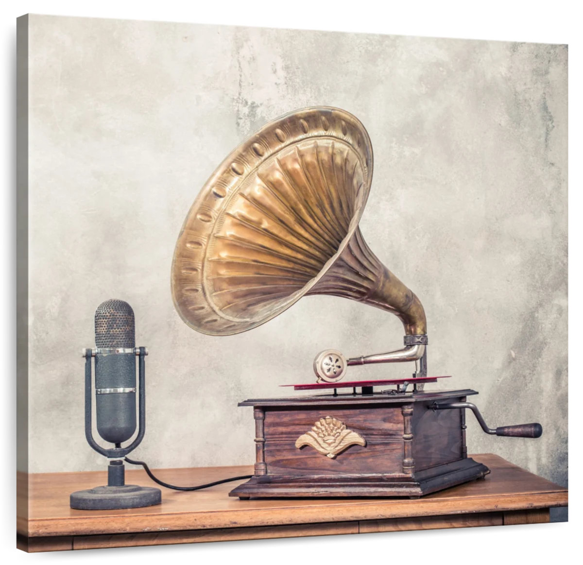 Ebern Designs Mic And Gramophone - Wayfair Canada