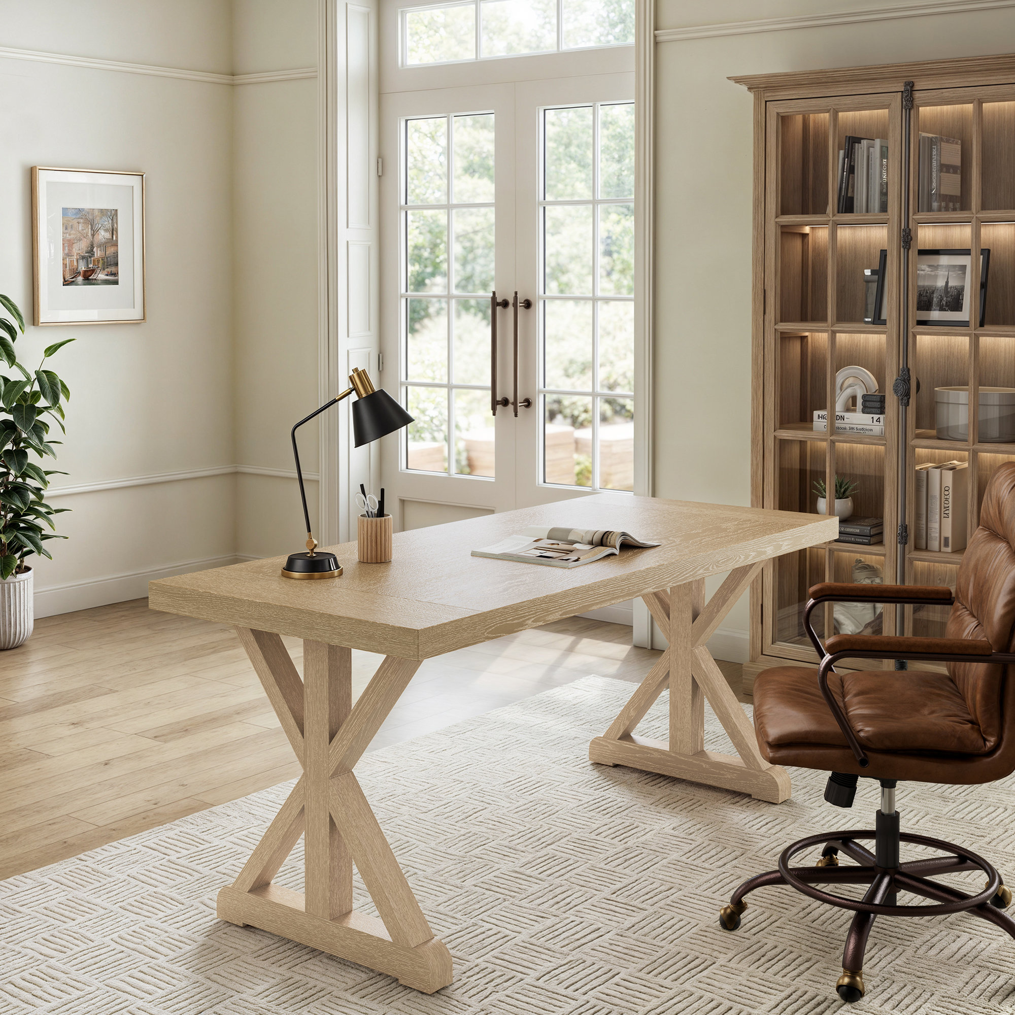 Birch Lane™ Ferri Modern 70" Home Office Standing Writing Desk | Wayfair