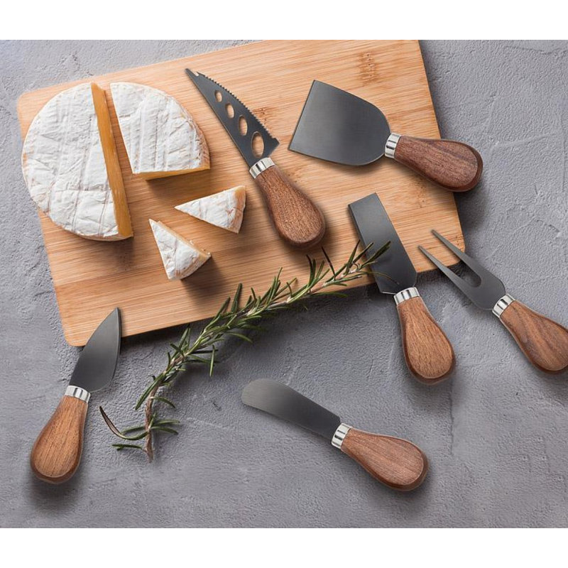 Lark Manor Set Of 6 Wood Handled Cheese Tools - Wayfair Canada