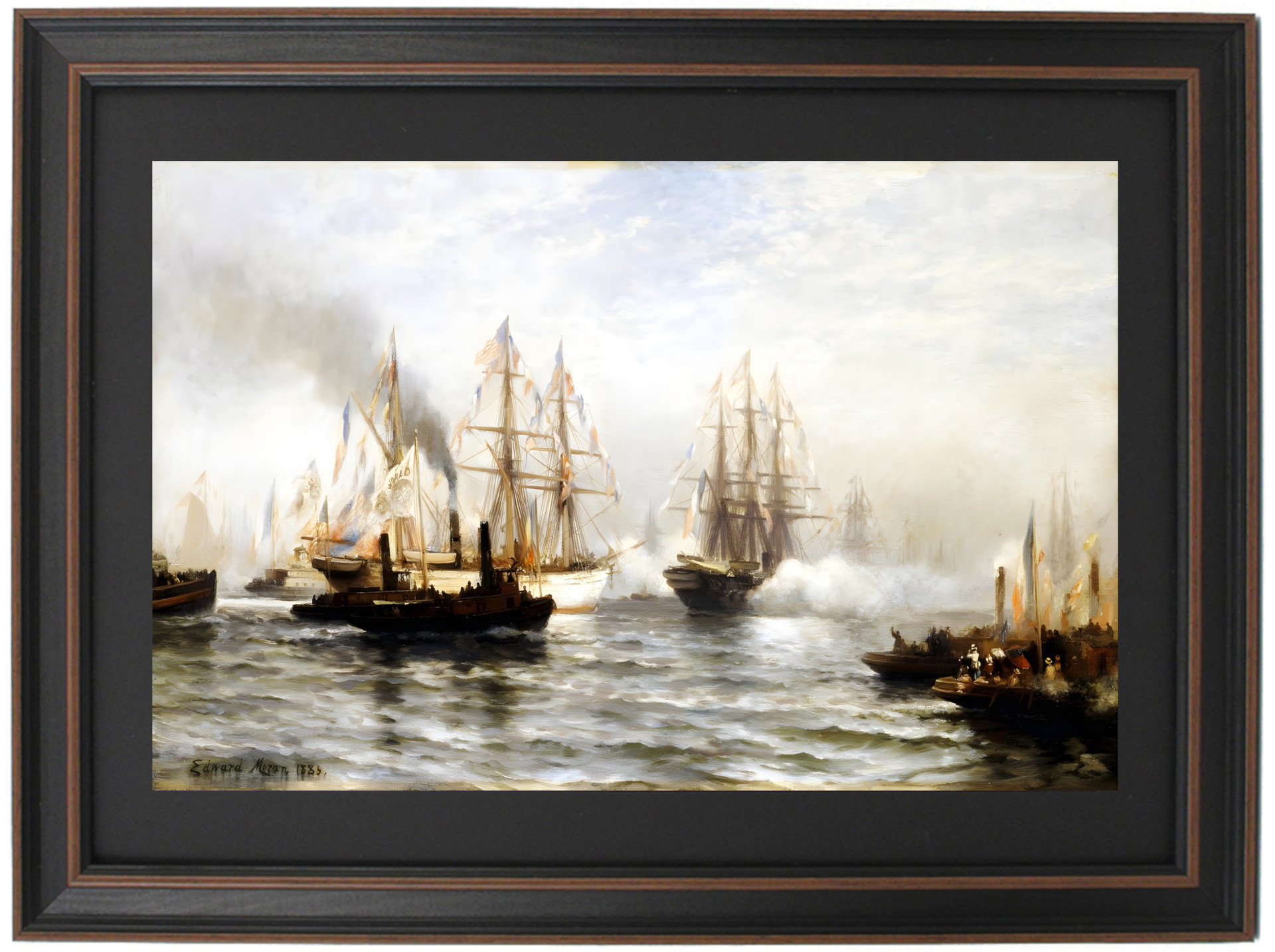 Longshore Tides Reception Of The Isere In New York Bay By Edward Percy ...