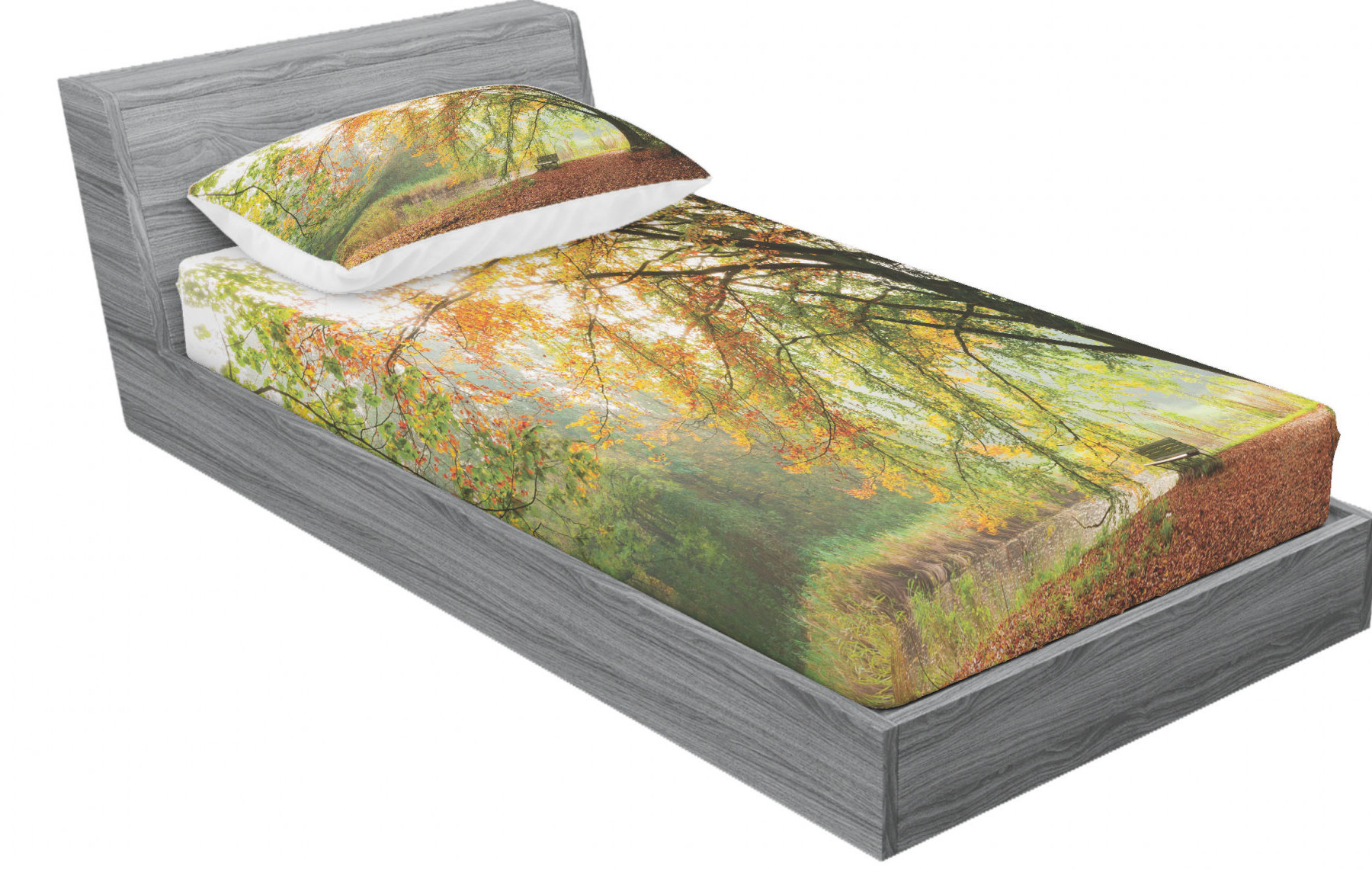 Ambesonne Forest Sheet Set | Wayfair