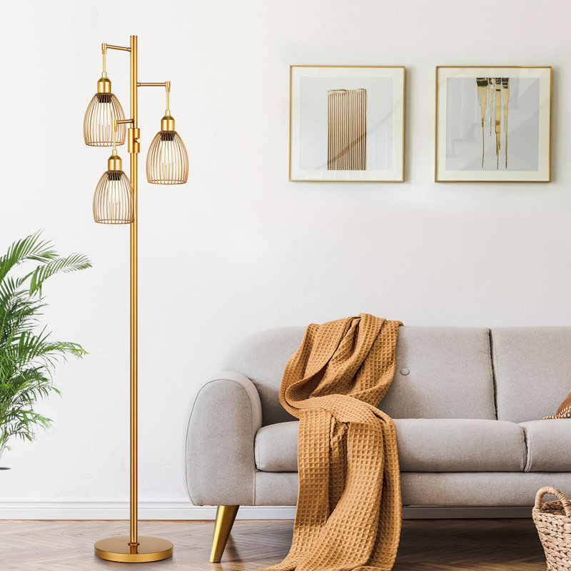 17 Stories Vipul Tree Floor Lamp Set & Reviews | Wayfair