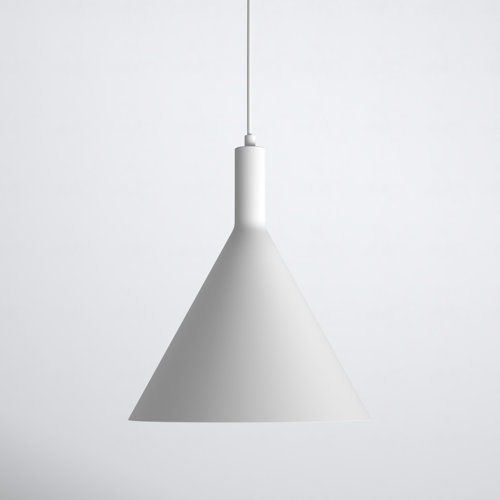 Modern White Shade Pendant Lighting | AllModern