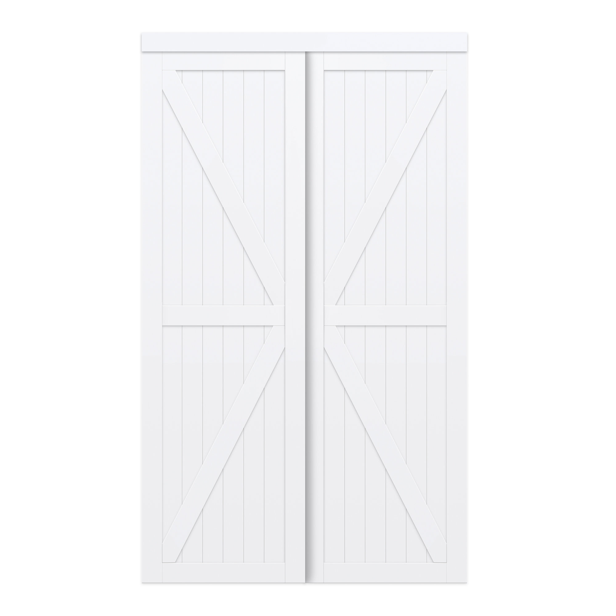 Renin Trident 81'' Paneled Sliding Closet Doors & Reviews | Wayfair