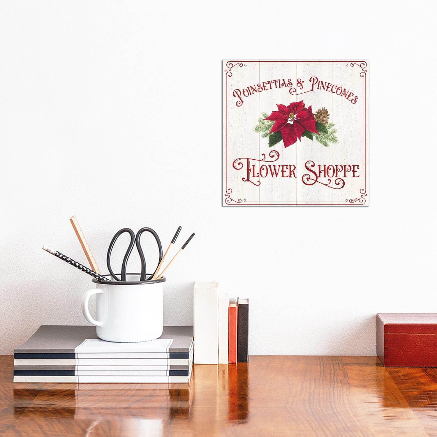 East Urban Home Vintage Christmas Signs III-Flower Shoppe by Tara Reed ...