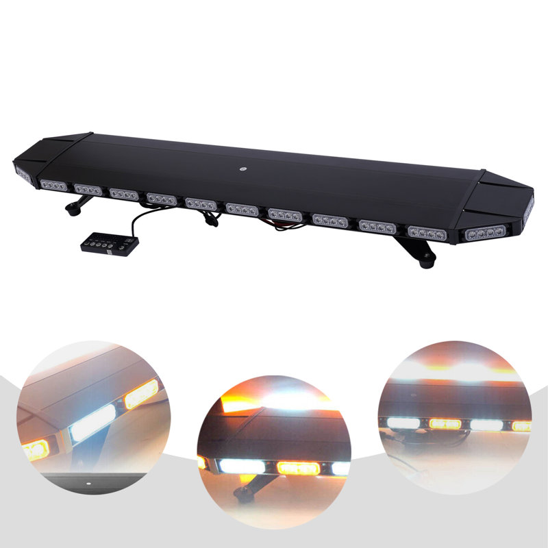 JOYDING LED Work Light Bar Strobe Light Bar Response Emergency Beacon ...