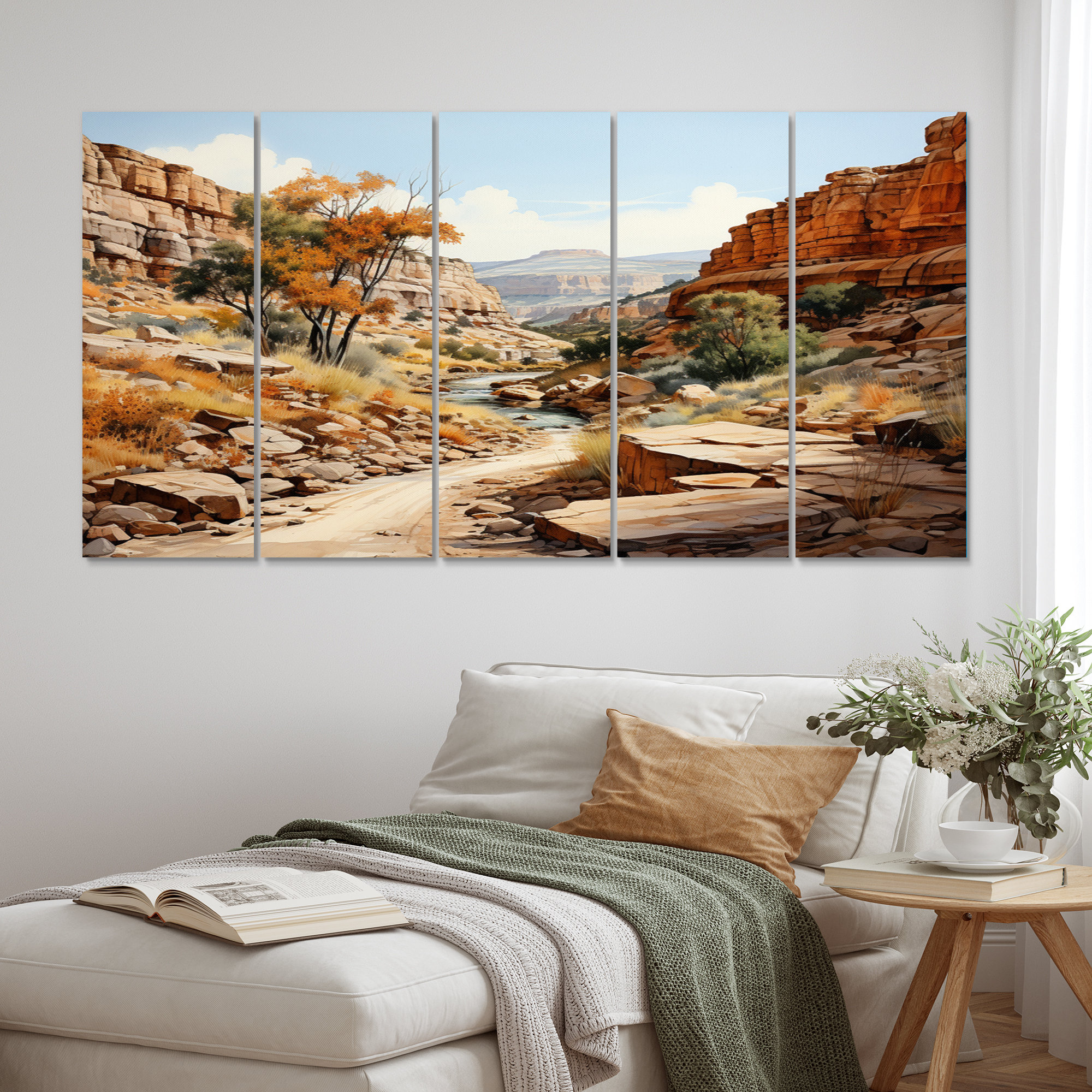 Design Art 5 Anyon Endless Journey Wall Decor Set Metal | Wayfair