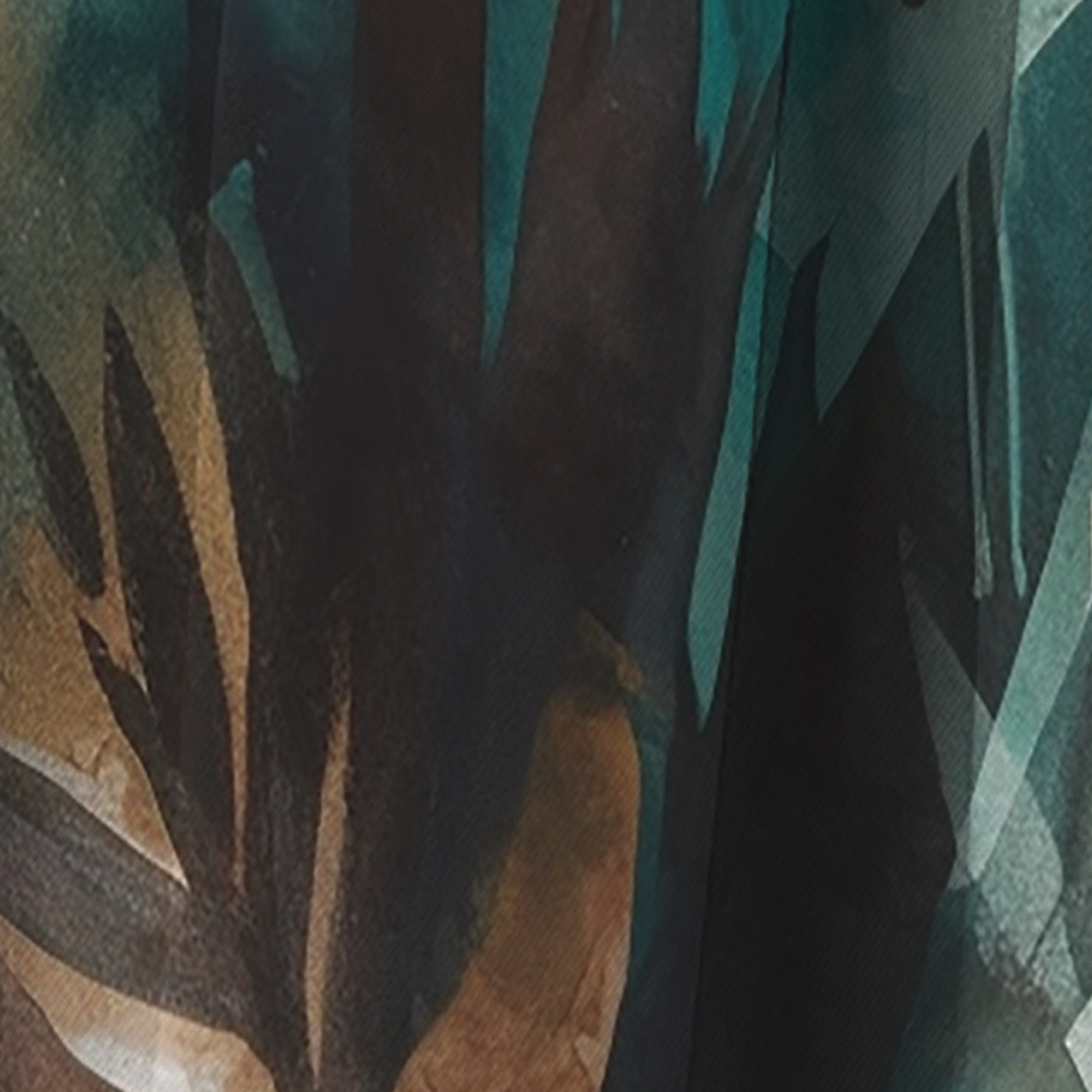 Dakota Fields Green And Brown Visions In Boho II - Boho Feather ...