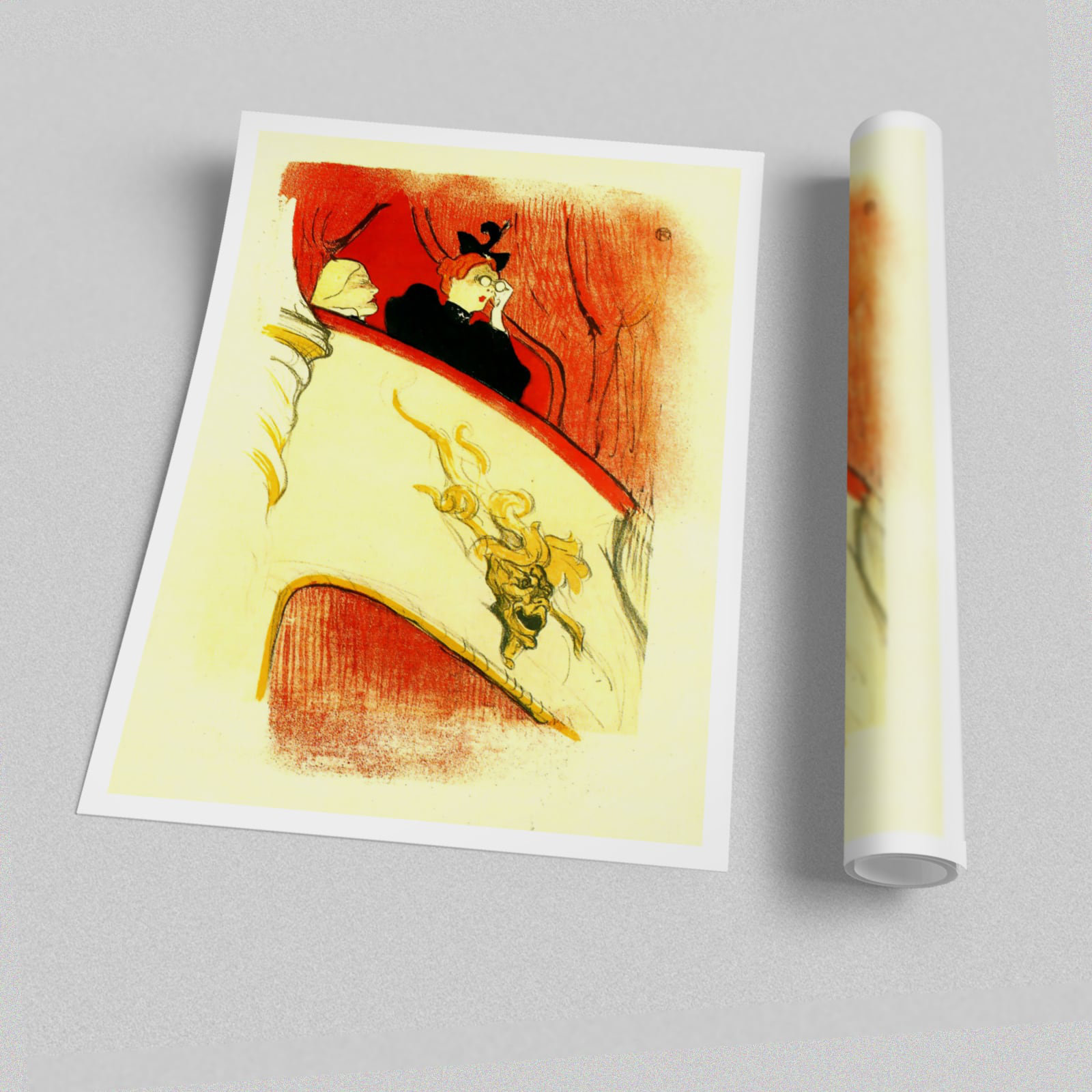 East Urban Home 'Toulouse Lautrec the Loge With a Gold Mas' - Graphic ...