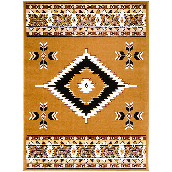 Millwood Pines Farryn Brown Rug & Reviews | Wayfair