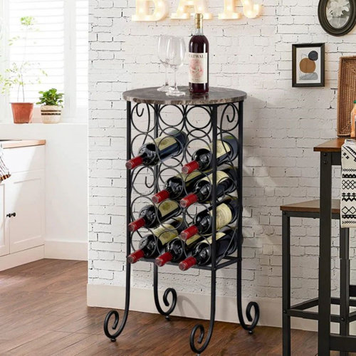 Metal Wine Racks You'll Love | Wayfair