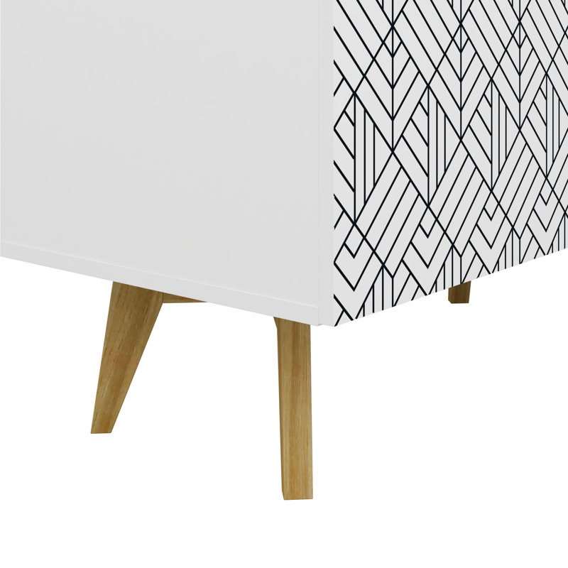 Wade Logan® Bostyn Art 2 Door Accent Cabinet & Reviews | Wayfair