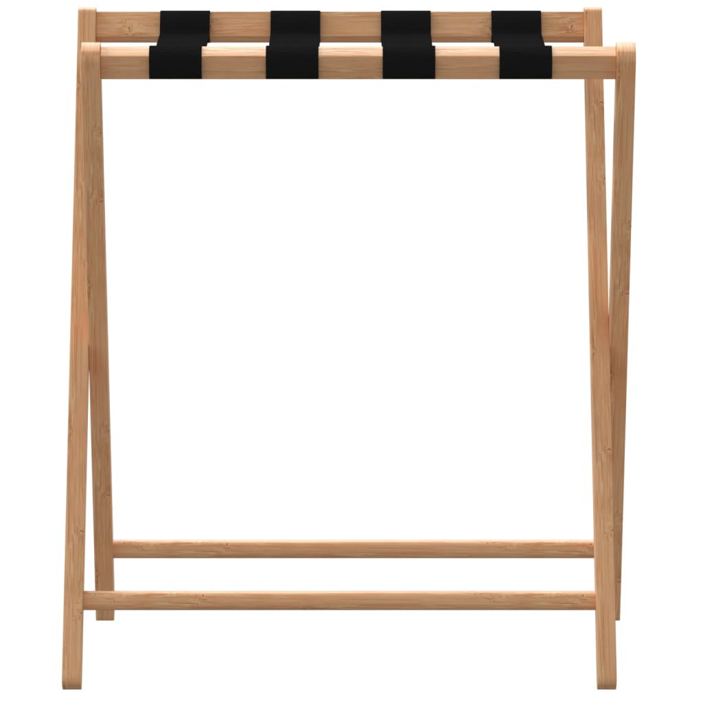 VidaXL Wood Luggage Rack with Storage | Wayfair