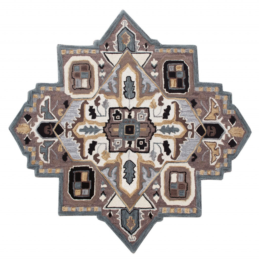 Union Rustic Aco Hand Tufted Southwestern Indoor Rug | Wayfair