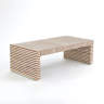 Studio A Home Sienna Coffee Table-Walnut/Bone - Wayfair Canada