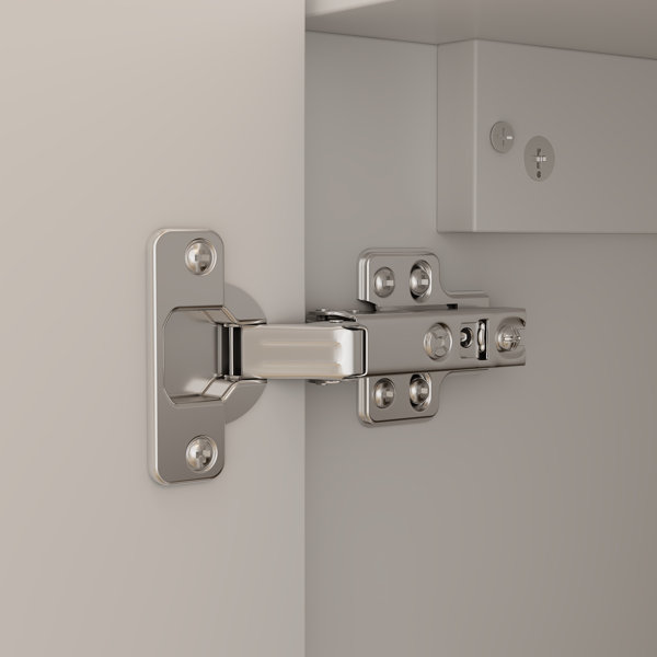 Corrigan Studio® Modern Minimalist White TV Console With Soft-Close ...