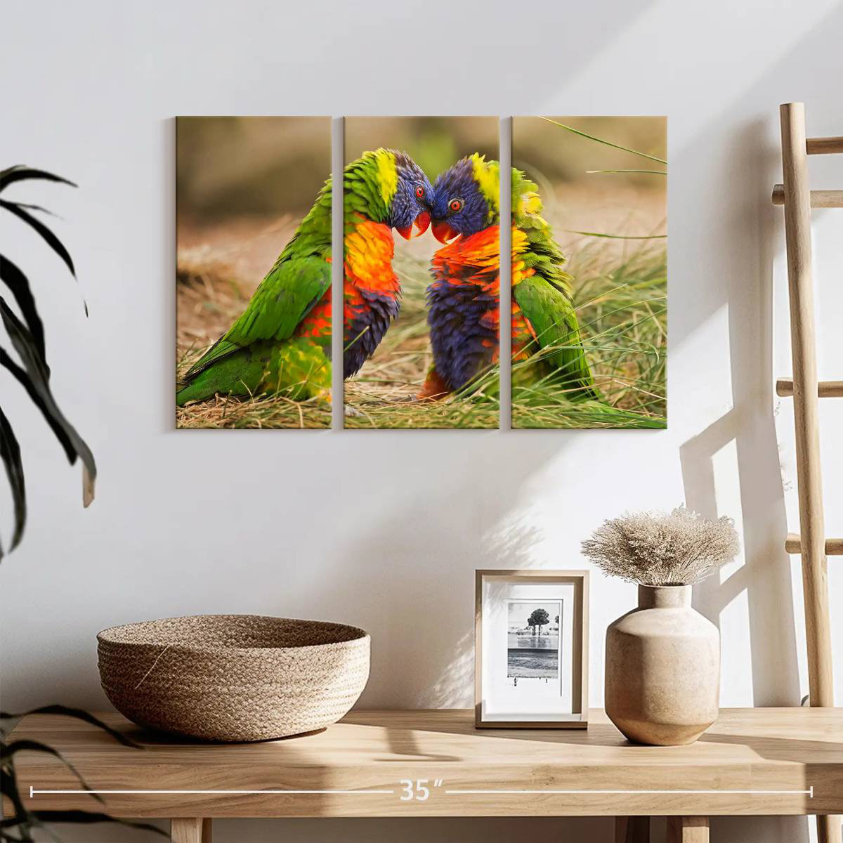 Ebern Designs Brampt Rainbow Lorikeet Mates | Wayfair